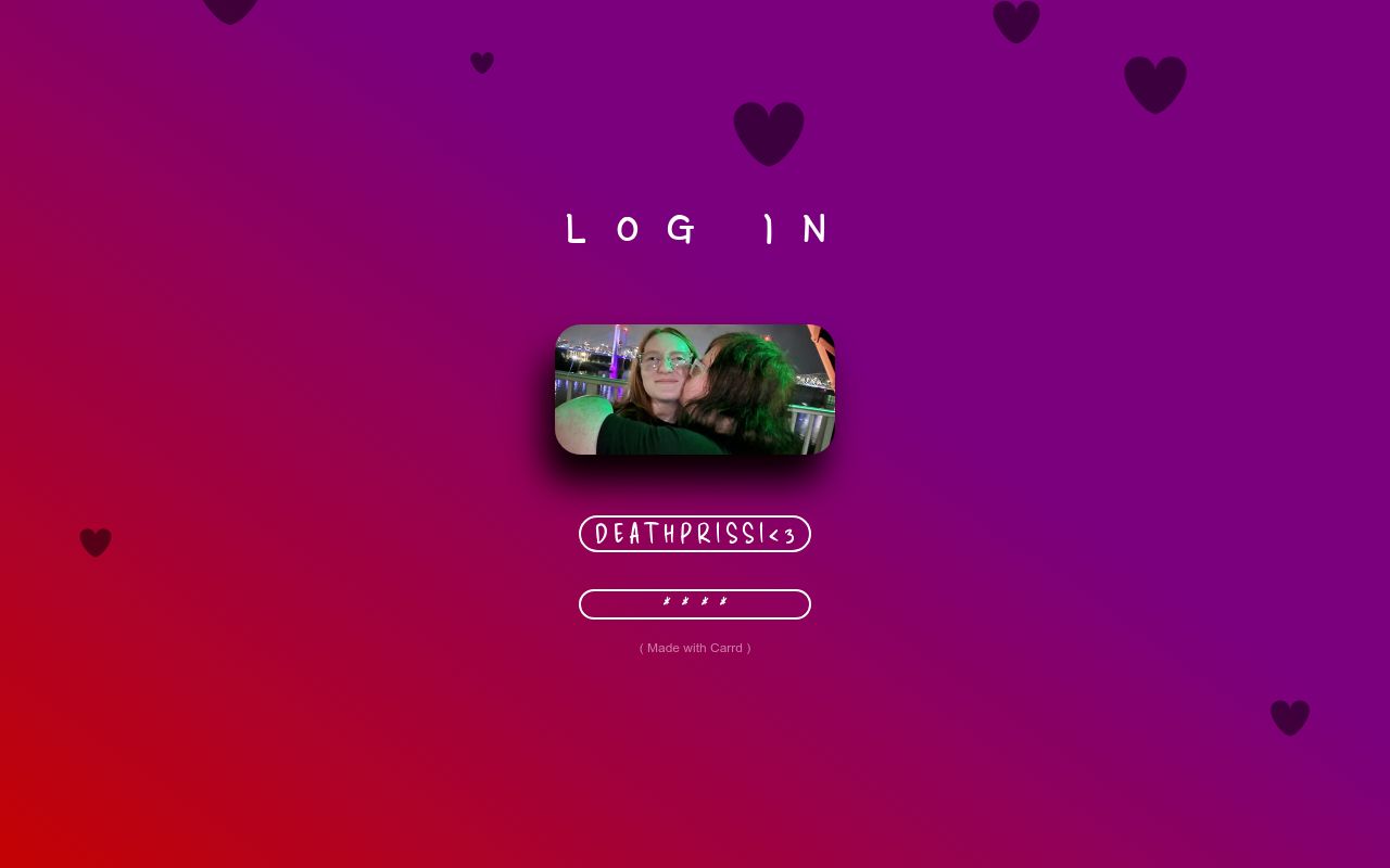 Will you be my valentine?